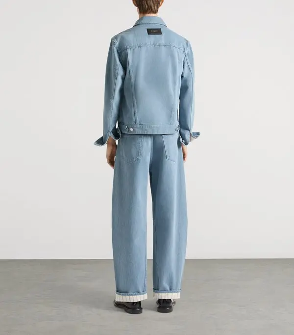Givenchy Couture Seam Barrel-leg Jeans