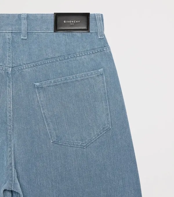 Givenchy Couture Seam Barrel-leg Jeans