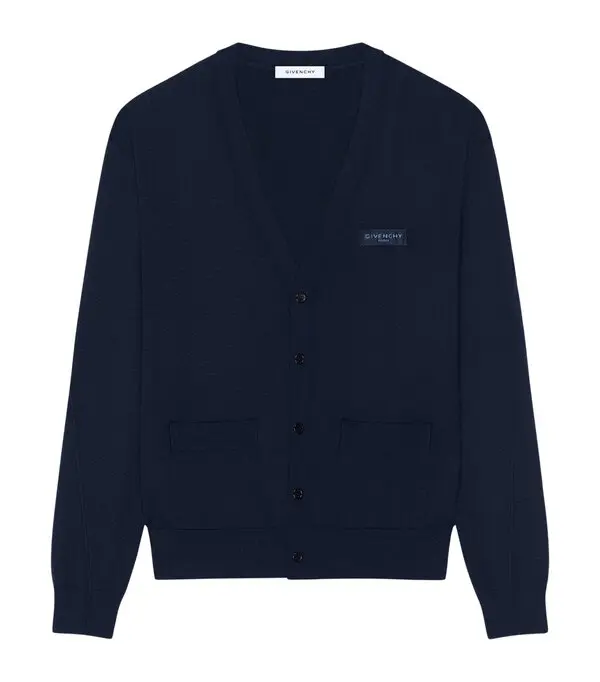 Givenchy Wool Logo-tab Cardigan