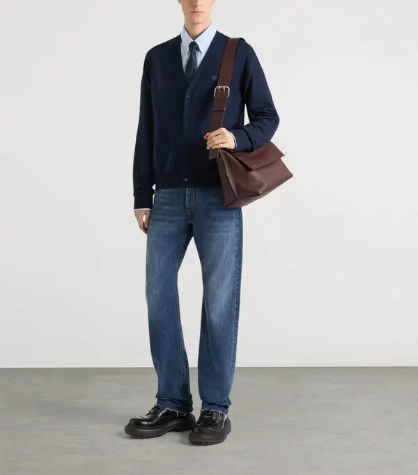 Givenchy Wool Logo-tab Cardigan