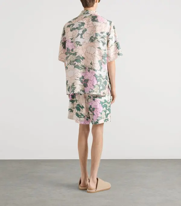 Givenchy Silk Floral Print Shirt