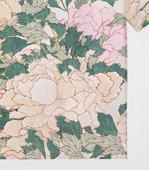 Givenchy Silk Floral Print Shirt