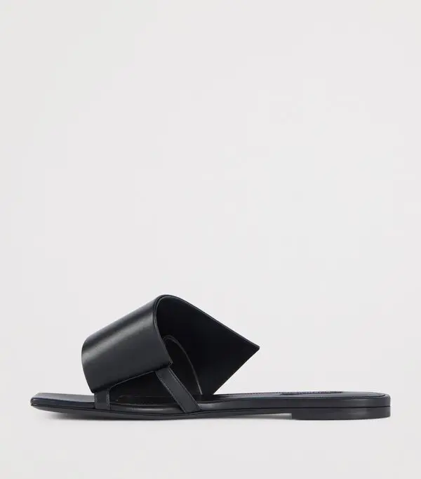 Givenchy Leather Sliced Square Sandals