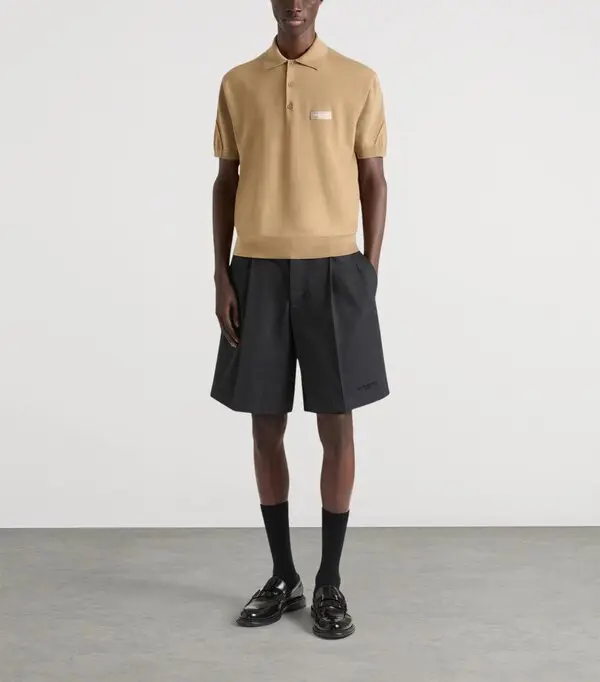Givenchy Cotton Couture Seam Polo Shirt
