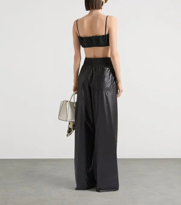 Givenchy Faux Leather Relaxed Trousers