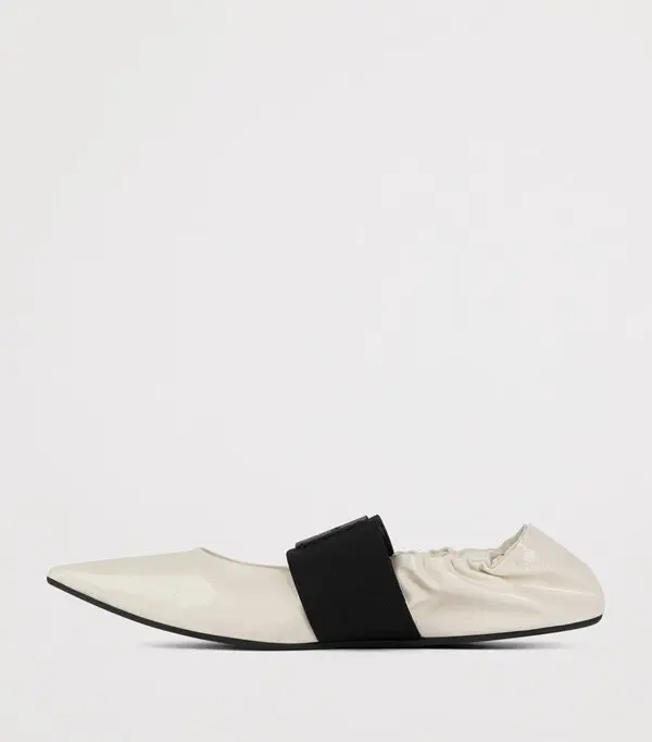 Givenchy Leather Crush Ballet Flats