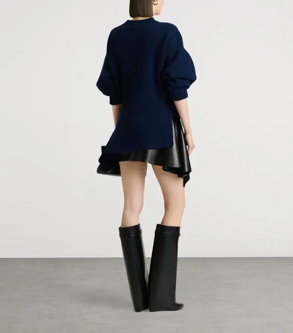 Givenchy Wool-blend Asymmetric Sweater