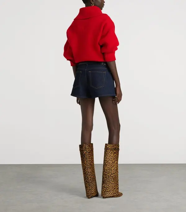 Givenchy Denim Pinch Shorts