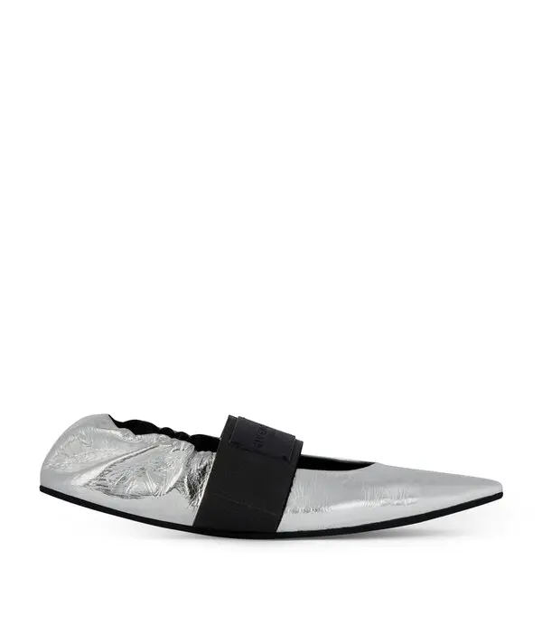 Givenchy Leather Crush Ballet Flats