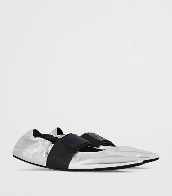 Givenchy Leather Crush Ballet Flats