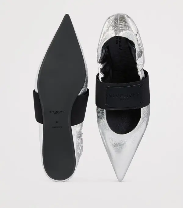 Givenchy Leather Crush Ballet Flats