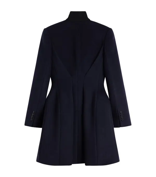 Givenchy Wool-cashmere Peplum Coat