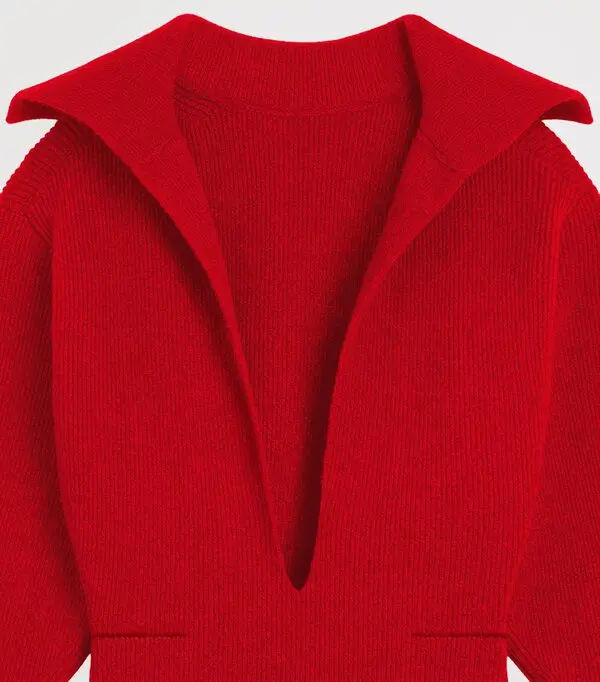 Givenchy Wool-cashmere-blend Split Midi Dress