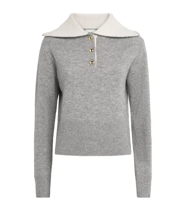 Claudie Pierlot Wool Shawl-collar Sweater