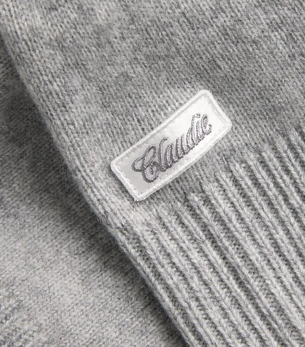 Claudie Pierlot Wool Shawl-collar Sweater