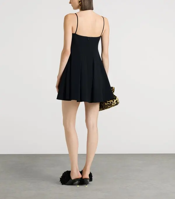 Givenchy Crepe Cady Flared Mini Dress