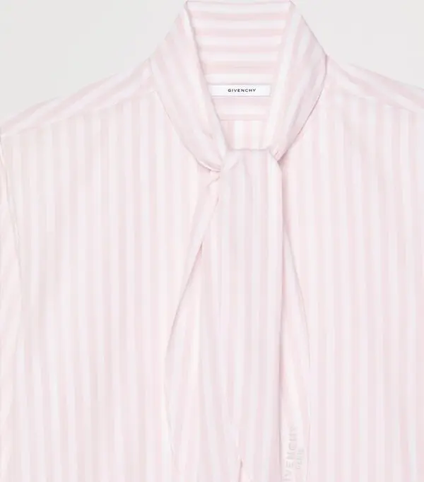 Givenchy Cotton Tie-neck Shirt