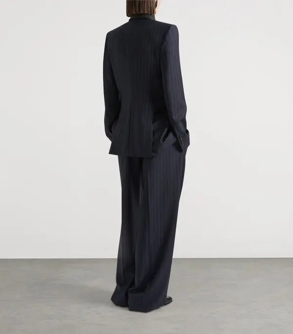 Givenchy Wool Pinstripe Double-breasted Blazer