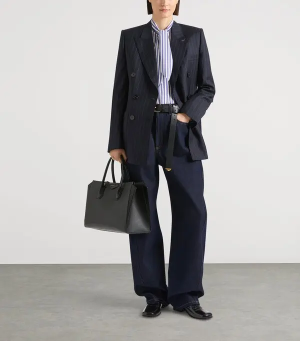 Givenchy Wool Pinstripe Double-breasted Blazer