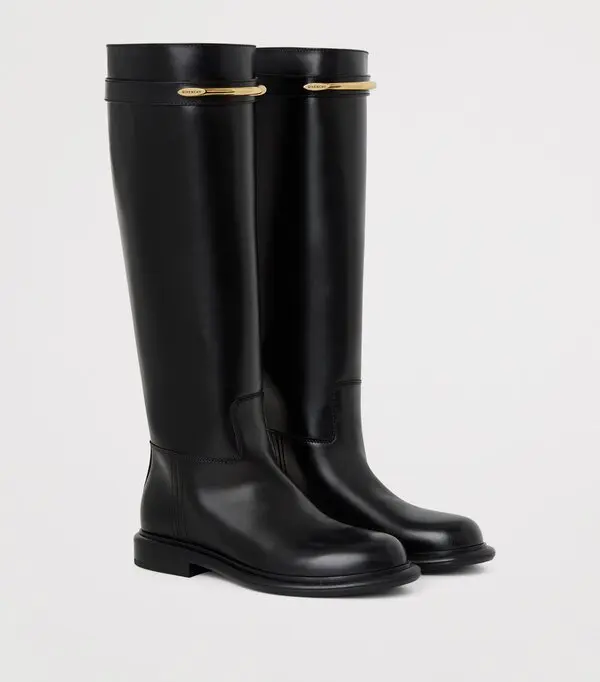 Givenchy Leather Knee-high Riding Boots