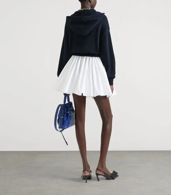 Givenchy Cotton Poplin Bow-detail Mini Skirt