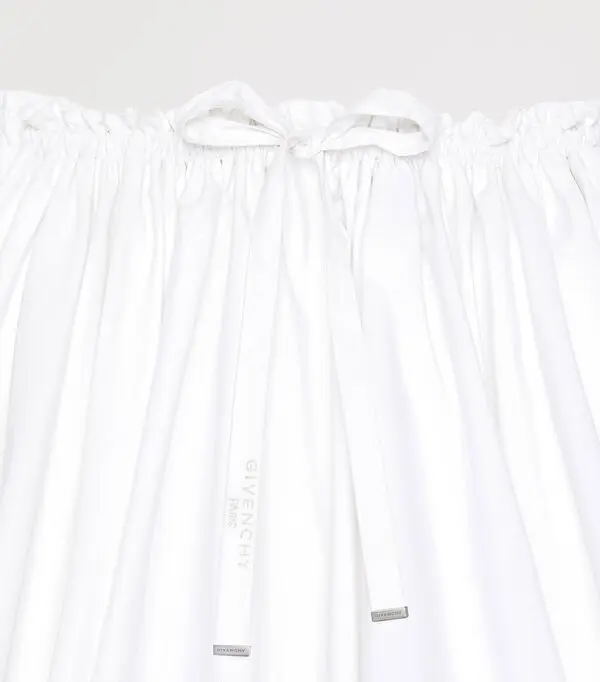 Givenchy Cotton Poplin Bow-detail Mini Skirt