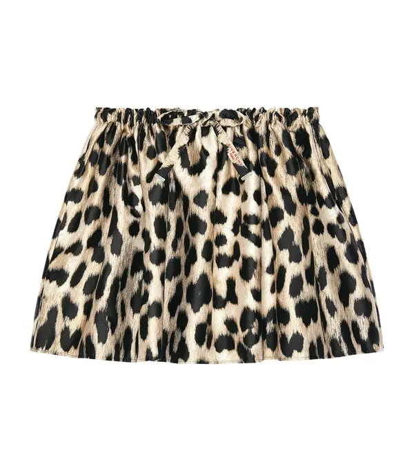 Givenchy Voluminous Leopard Mini Skirt