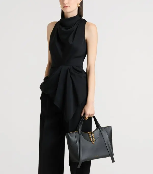 Givenchy Draped Cowl-neck Blouse
