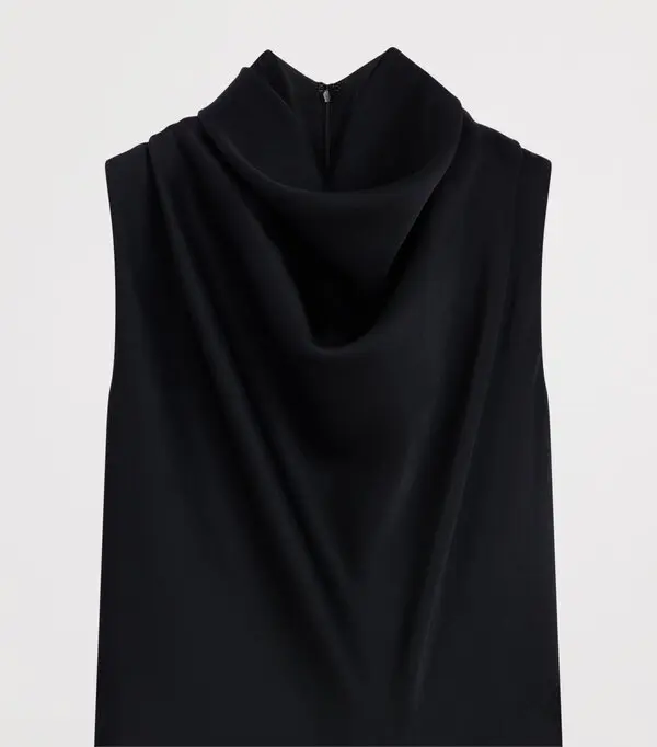 Givenchy Draped Cowl-neck Blouse