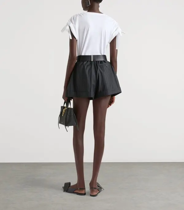 Givenchy Wool Pinstripe Shorts