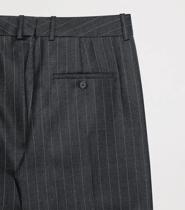 Givenchy Wool Stripe Straight Trousers
