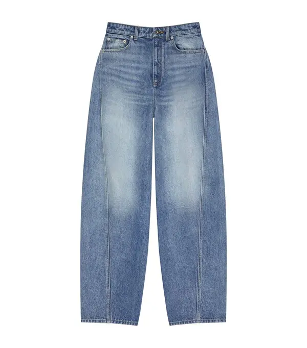 Givenchy Faded Cocoon Wide-leg Jeans