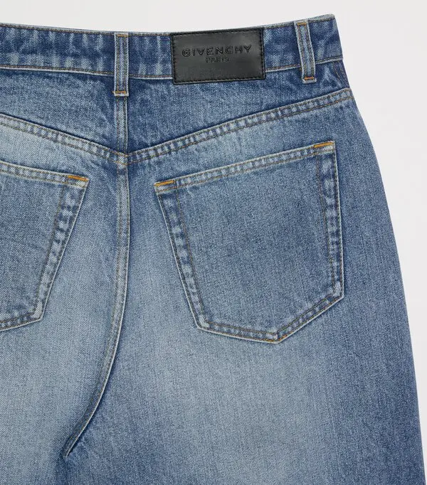 Givenchy Faded Cocoon Wide-leg Jeans