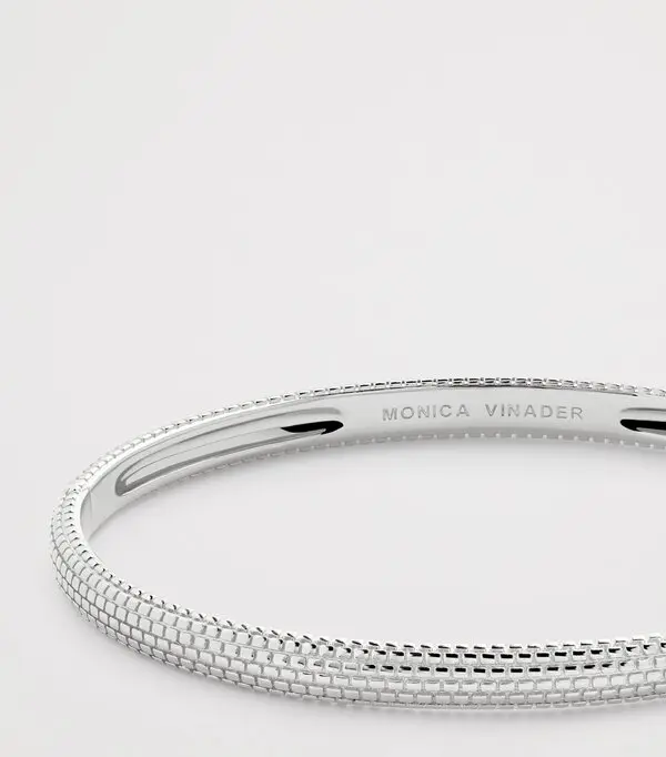 Monica Vinader Sterling Heirloom Bangle