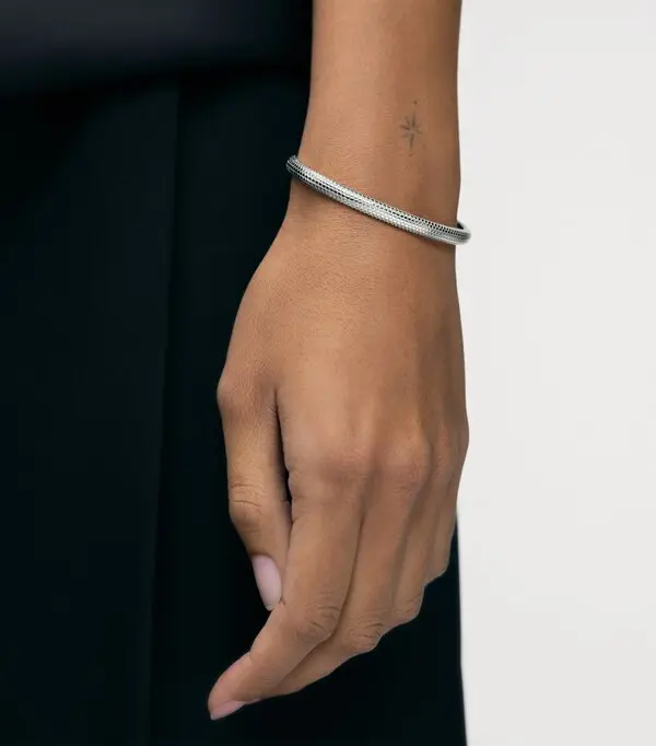 Monica Vinader Sterling Heirloom Bangle