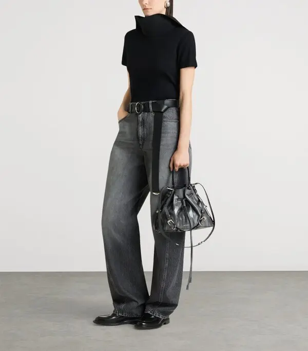 Givenchy Cotton Reverse Collar T-shirt - Black