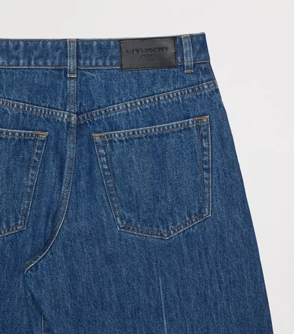 Givenchy Raw-edge Wide-leg Jeans