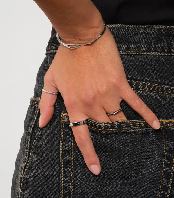 REPOSSI White Gold Antifer 2-band Ring