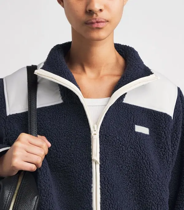 SKIMS Faux Shearling Teddy Zip-up Jacket