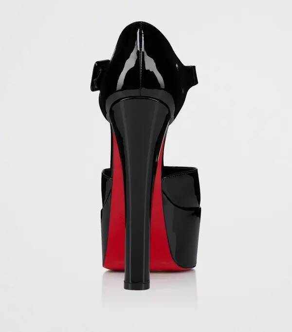 CHRISTIAN LOUBOUTIN Jenna Buckle 150 Patent Pumps