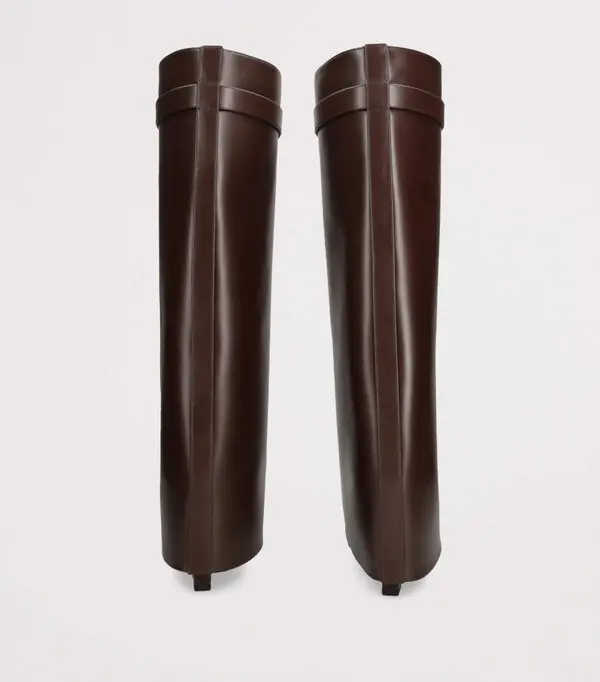 Givenchy Leather Shark Knee-high Boots 95