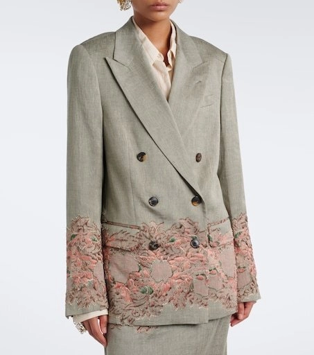 Dries Van Noten Embroidered Blazer