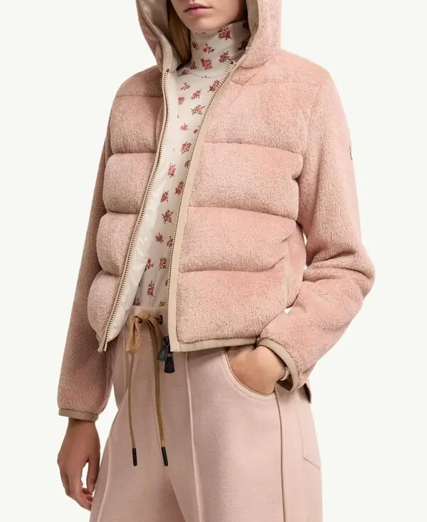Moncler Padded Fleece Hooded Jacket