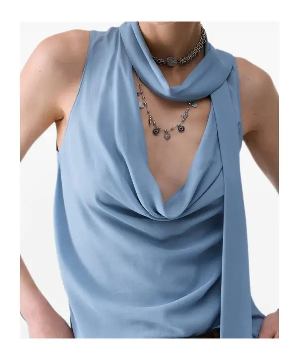 Liu Jo Top With Scarf