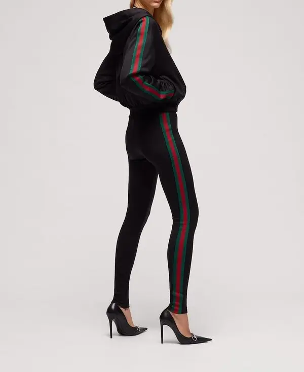Gucci Technical Jersey Leggings With Web