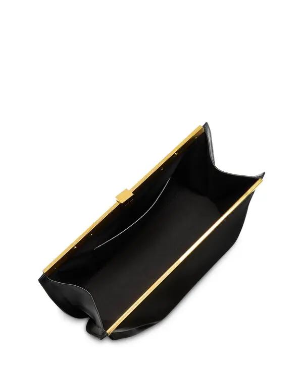 ANINE BING Small Leather Clutch