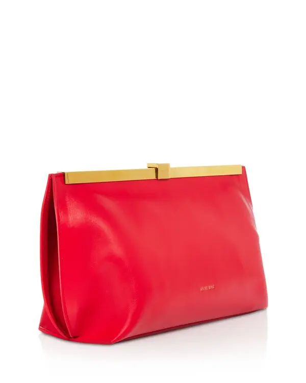 ANINE BING Tango Small Leather Clutch