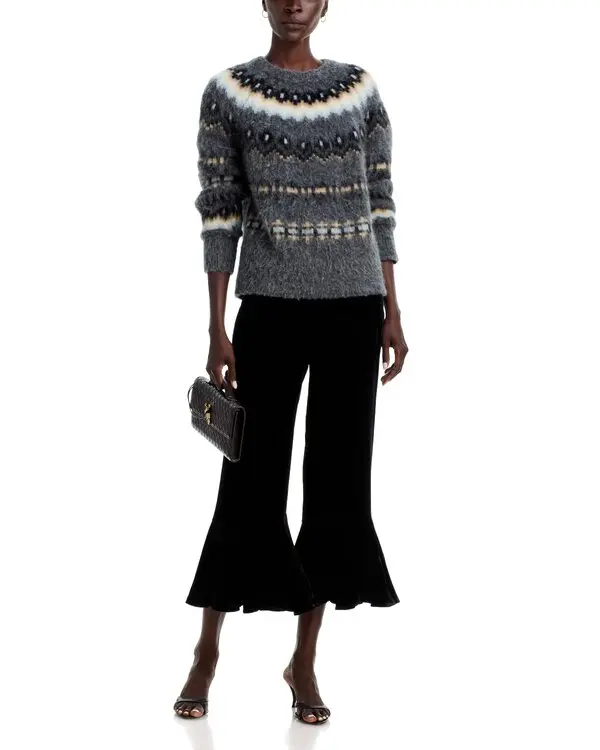 A.L.C. Camille Cropped Flared Pants