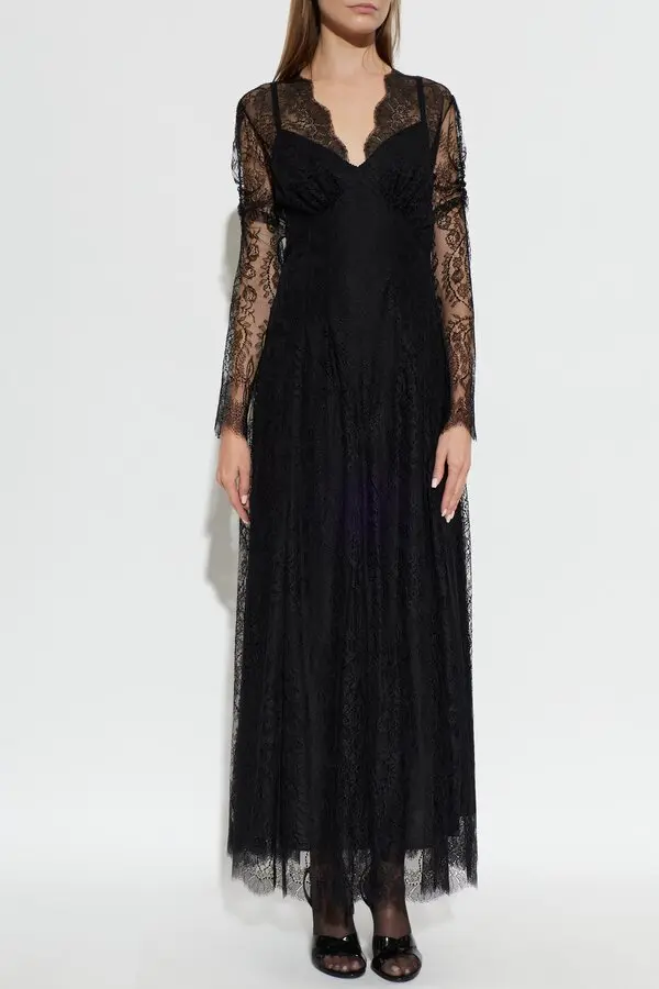 Dolce & Gabbana Long Lace Dress By