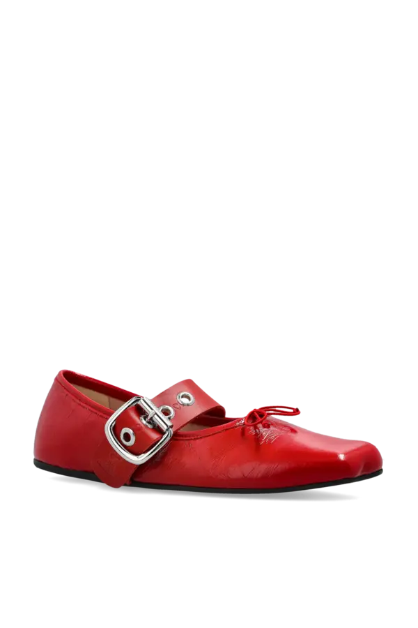 VIVIENNE WESTWOOD Alice Patent Leather Ballet Flats